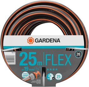 Zahradní hadice gardena hadice zahradní flex comfort 19 mm 3/4", černo/oranžová - délka 25 m