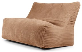 Hnědý manšestrový sedací vak Sofa Seat Lounge – SLOWDOWN