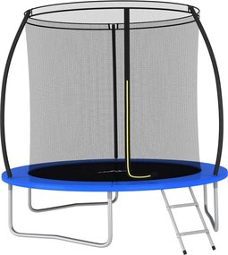 vidaXL Trampolína s příslušenstvím kulatá 244x55 cm 100 kg [92453] Barva: Modrá