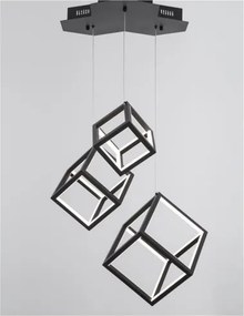 Závěsné LED svítidlo NOVA LUCE GABBIA 72W 3000K 9818231 stmívatelné Triac