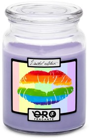 Svíčka LGBT Lips (Vůně svíčky: Levandule)