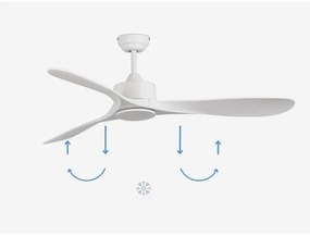 FARO 33750DC - Stropní ventilátor LUZON L bílá + dálkové ovládání