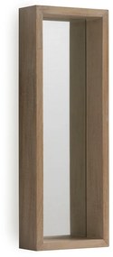 Nástěnné zrcadlo ze dřeva paulovnie Geese Pure, 62 x 22 cm