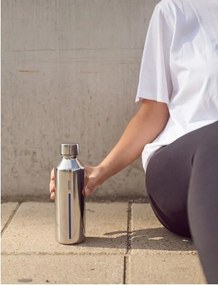 Lahev pro výrobník sody z nerezové oceli ve stříbrné barvě Brus – Stelton