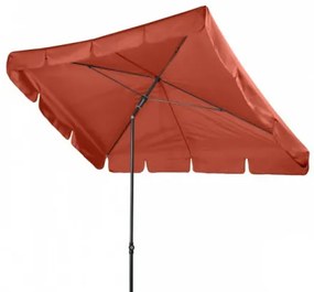 Naklápěcí slunečník Doppler SUNLINE WATERPROOF 260 x 150 cm- terakota (cihlová)