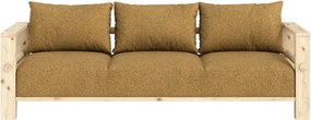 Okrově žlutá pohovka 225 cm Bare – Karup