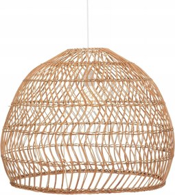 Závěsná Lampa Joy 58 cm ratan Ažurová Forma boho styl