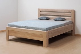 BMB Adriana Lux postel - dub Moření: Olej palisandr, Provedení: Dub cink, Rozměr: 160 x 200 cm