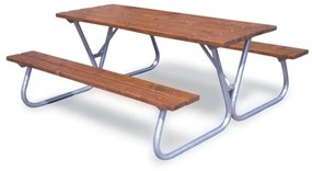 Venkovní stůl s lavicemi, délka 1800 mm