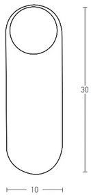Zambelis H64 - Nástěnné svítidlo 1xG9/9W/230V zlatá