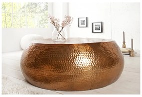 Massive home | Konferenční stolek ORIENT II 80 CM měděný