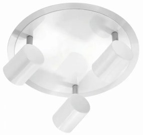 Leuchten Direkt 11943-16 - LED Bodové svítidlo TARIK 3xGU10/5W/230V bílá