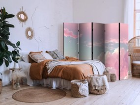 Sky Landscape - Pink Clouds on a Blue Horizon II [Room Dividers]