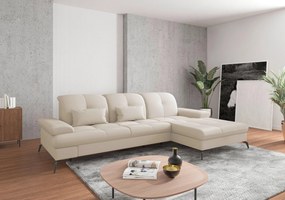 XXXLutz ROHOVÁ SEDAČKA, textil, krémová Sit & More - Sedací soupravy - 000144009609