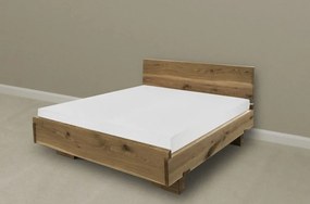 MRAVA, s.r.o. Dvoulůžková postel ARIANNA smrk/dub ROZMĚR: 160 x 200 cm / smrk rustik