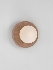 Světle hnědé keramické nástěnné svítidlo Orbique – Nova Luce