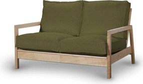 Potah na pohovku IKEA Lillberg 2-místná nerozkládací barva zelená látka pletený vzor