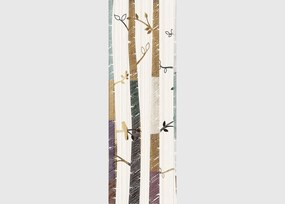 Dětská vliesová fototapeta na zed' Ptáčci na Stromech | 90 x 270 cm | DFTNVL3701