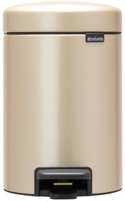 Brabantia NewIcon odpadkový koš 3 l zlatá 304408