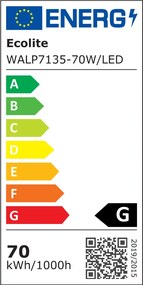Ecolite LED stropní svítidlo hranaté 70W s DO WALP7135-70W/LED