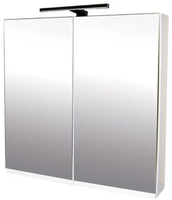 Comodo Zrcadlová skříňka Atica 80 ZS LED-B s osvětlením Any LED 30 B, černá