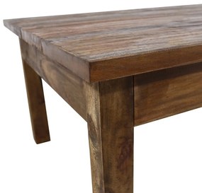 Konferenční stolek, masivní recyklované dřevo, 98x73x45 cm,  244493