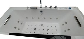 BPS-koupelny Hydromasážní vířivá vana CARINA 938 182x82 s ohřevem vody