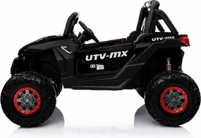 LEAN CARS Akumulátorové auto Jeep XMX603 4x4 s MP4 panelem, černé