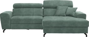 XXXLutz ROHOVÁ SEDAČKA, textil, mátově zelená Carryhome - Sedací soupravy - 000812004412