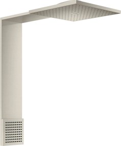 Axor ShowerComposition - Hlavová sprcha, 24x24 cm, se šíjovou sprchou, 3 proudy, vzhled nerezu 12594800