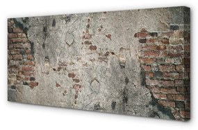 Obrazy na plátně Kamenná cihlová zeď 125x50 cm