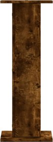 Stojany na rostliny 2 ks kouřový dub 30 x 30 x 80 cm kompozit 3307868