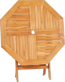vidaXL Skládací zahradní stůl 85 x 85 x 76 cm masivní teakové dřevo [47418]