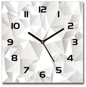 Wallmuralia Skleněné hodiny čtverec Abstraktní pozadí 30x30 cm
