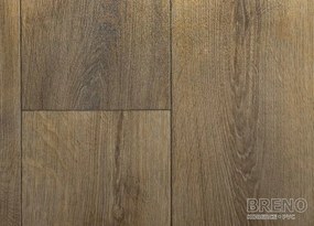 Breno PVC CARBONTEX Cherbourg Oak 546 – tmavé dřevo, šíře 400 cm