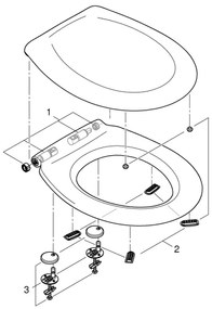 GROHE 39492000 - WC sedátko BAU CERAMIC durobílá