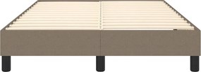 Rám postele s boxspringem taupe 120 x 200 cm textil 3120504