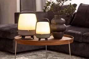 Lite-Up Play béžová / Přenosná lampa s reproduktorem