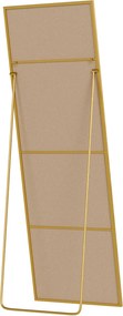 Zrcadlo Benicia 150x50 cm – zlatá lesklá