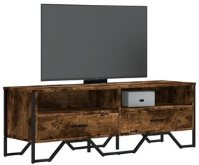 TV skříňka kouřový dub 122 x 34 x 41 cm kompozitní dřevo