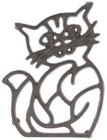 Litinová podložka kočka - 14*19*2 cm