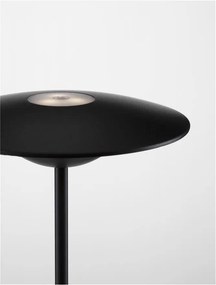 NV 9492441 Venkovní stolní lampa FABIO černý litý hliník a matný akryl LED 2W 3000K 5V DC 83st. IP54 vypínač na těle / USB kabel - NOVA LUCE