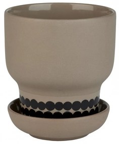 Květináč Siirtolapuutarha Herb Pot Brown 9,5 cm Marimekko