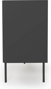 TENZO Dřevěná komoda SWITCH antracit se 6 zásuvkami 9007706034