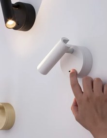 Moderní nástěnné svítidlo Clip bílé
