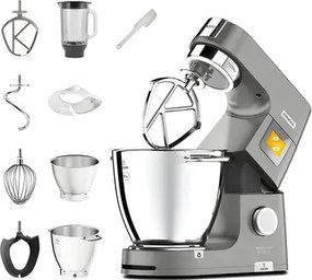 Kenwood KWL 90.124 SI šedá / Kuchyňský robot / 1400 W / dotykový displ