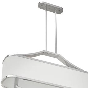 Designový lustr Gerdo Ovale chrom