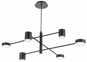 Toolight, LED stropní svítidlo 6x5W APP597-6C, černá, OSW-08565