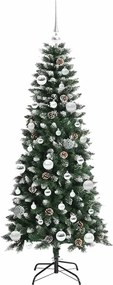 Umělý vánoční stromeček Zelená 150 cm PVC, plast a ocel 3395813