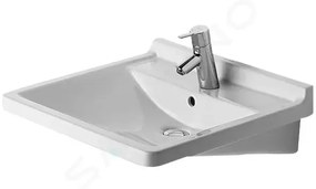 DURAVIT - Starck 3 Umyvadlo 600x545 mm, s 1 otvorem pro baterii, bílá (0309600000)